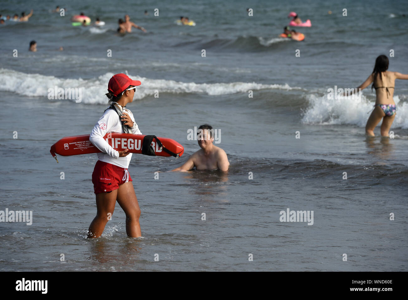 Life Guard - Kamakura beach - Japan Stock Photo - Alamy