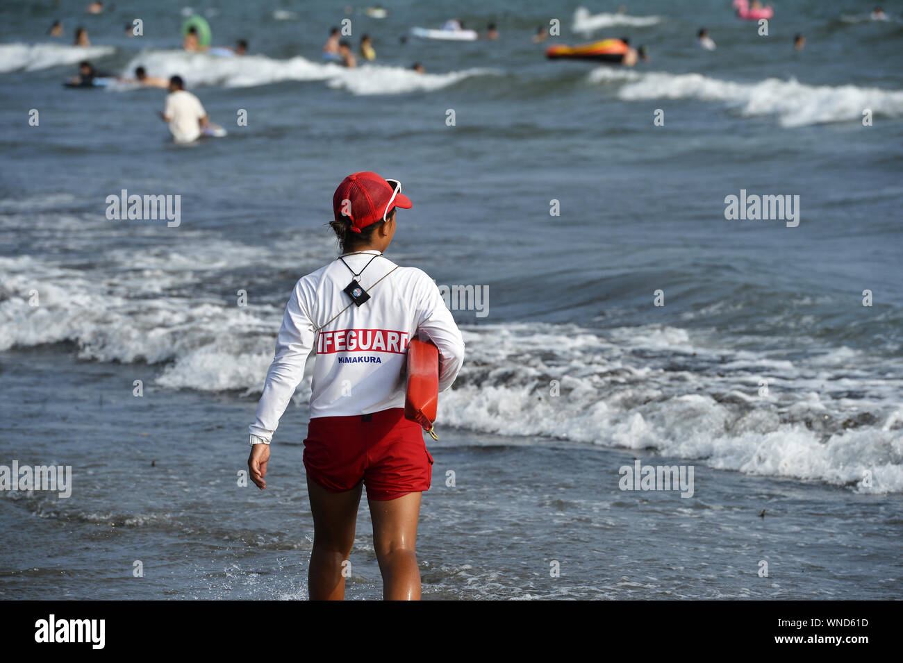 Life Guard - Kamakura beach - Japan Stock Photo - Alamy