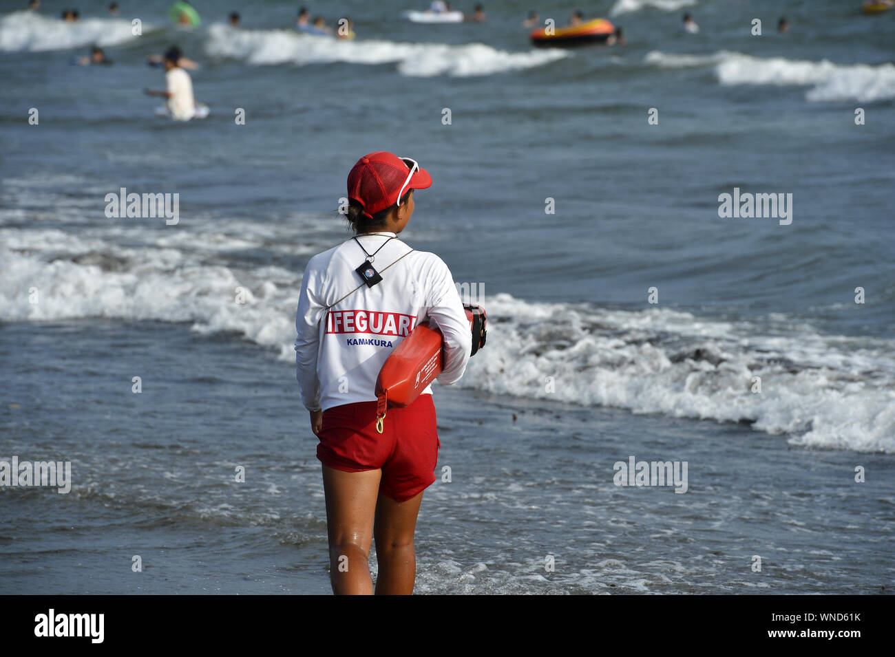 Life Guard - Kamakura beach - Japan Stock Photo - Alamy