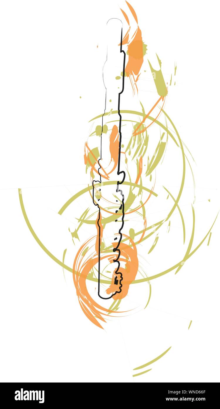 abstract Flute illustration Stock Vector Image & Art - Alamy