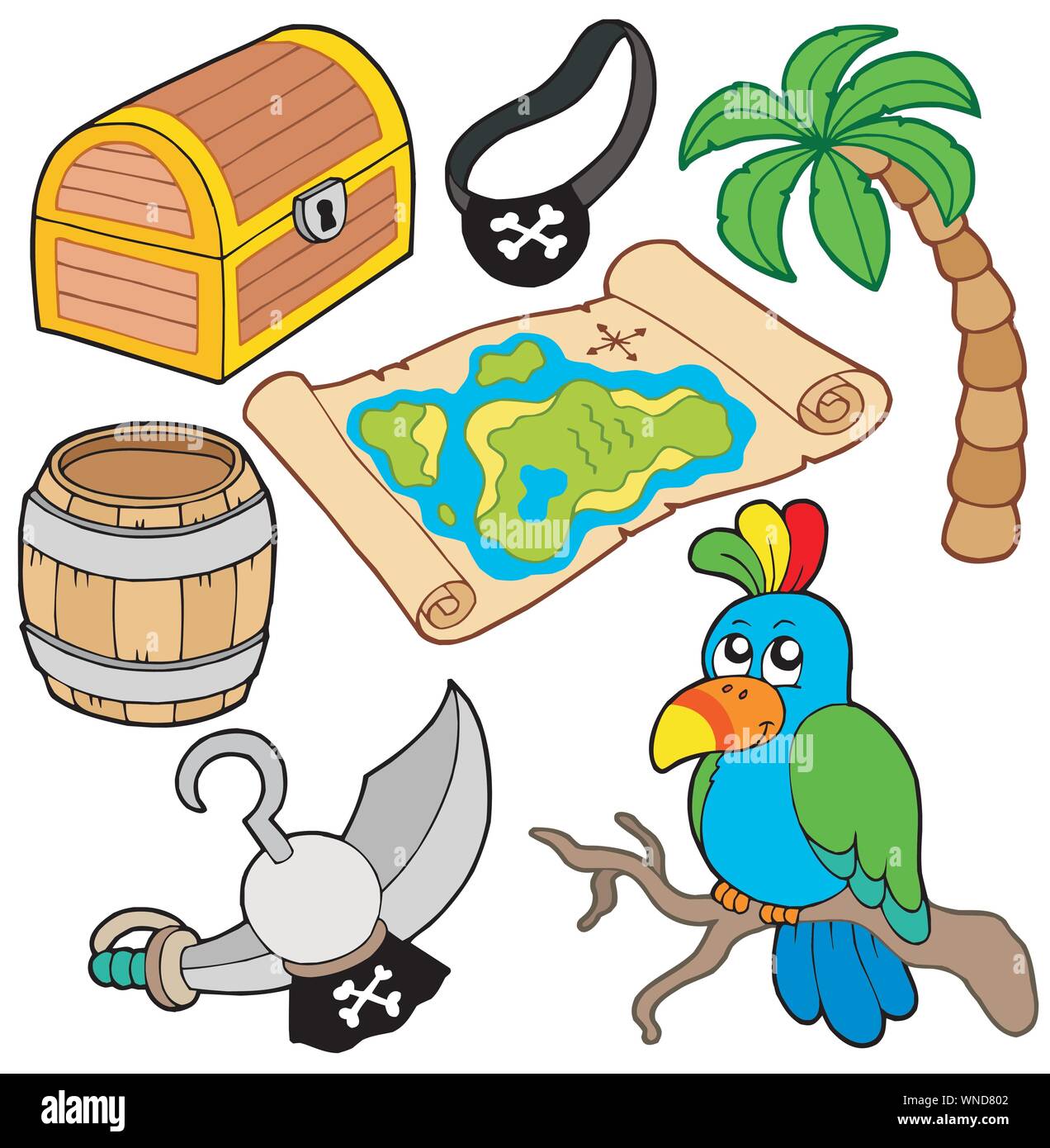 Lock 7 Cut Out Stock Images & Pictures - Alamy