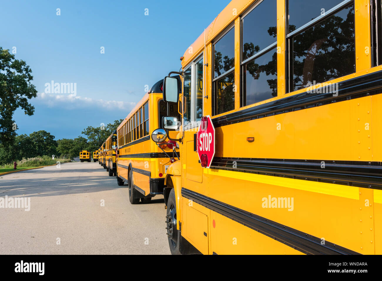 Stop Sign On A Bus High Resolution Stock Photography and Images - Alamy