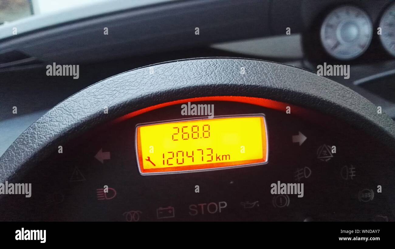 Car instrument meter hi-res stock photography and images - Alamy