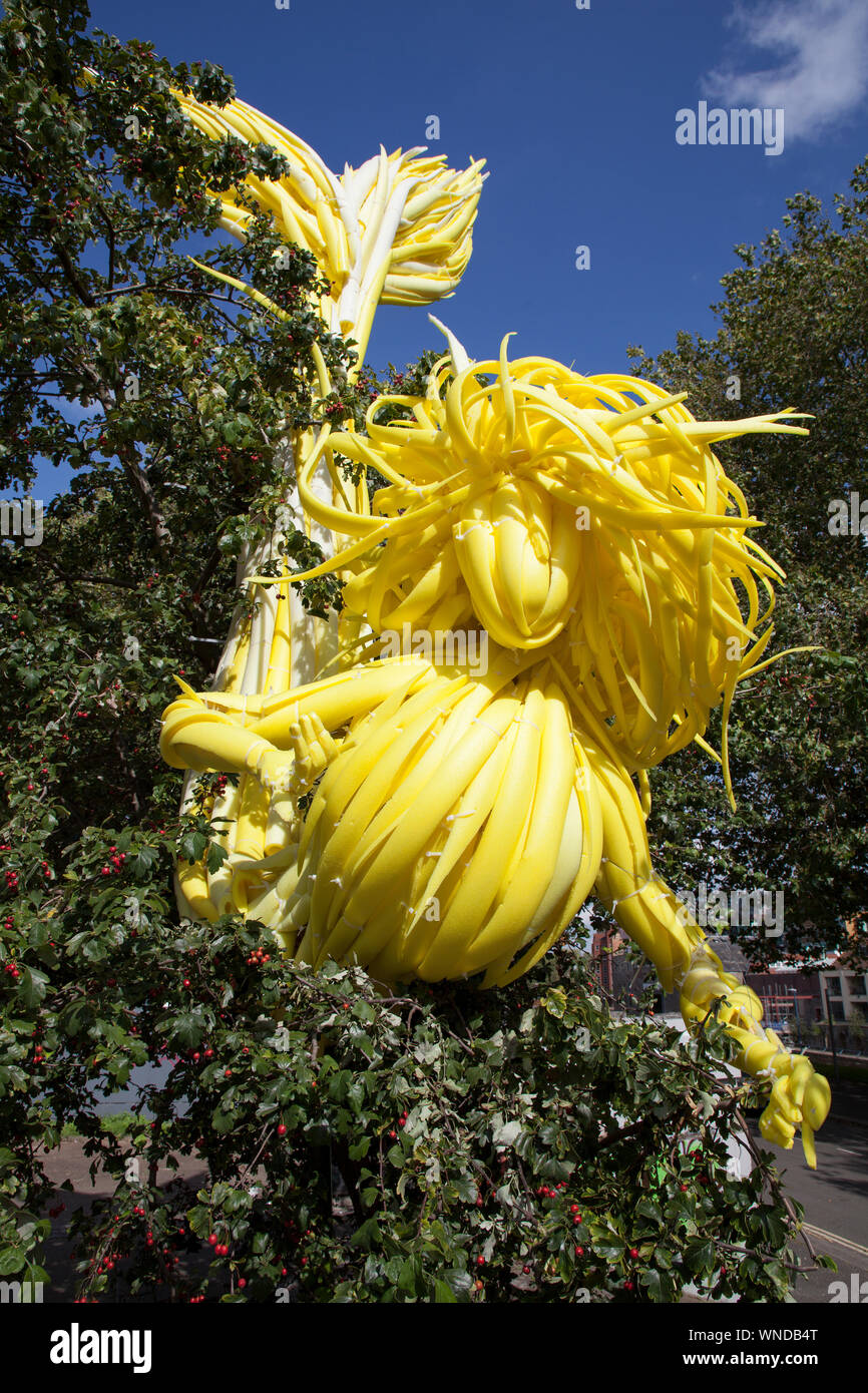 Public art as part of Extinction Rebellion's Summer Uprising in Bristol ...