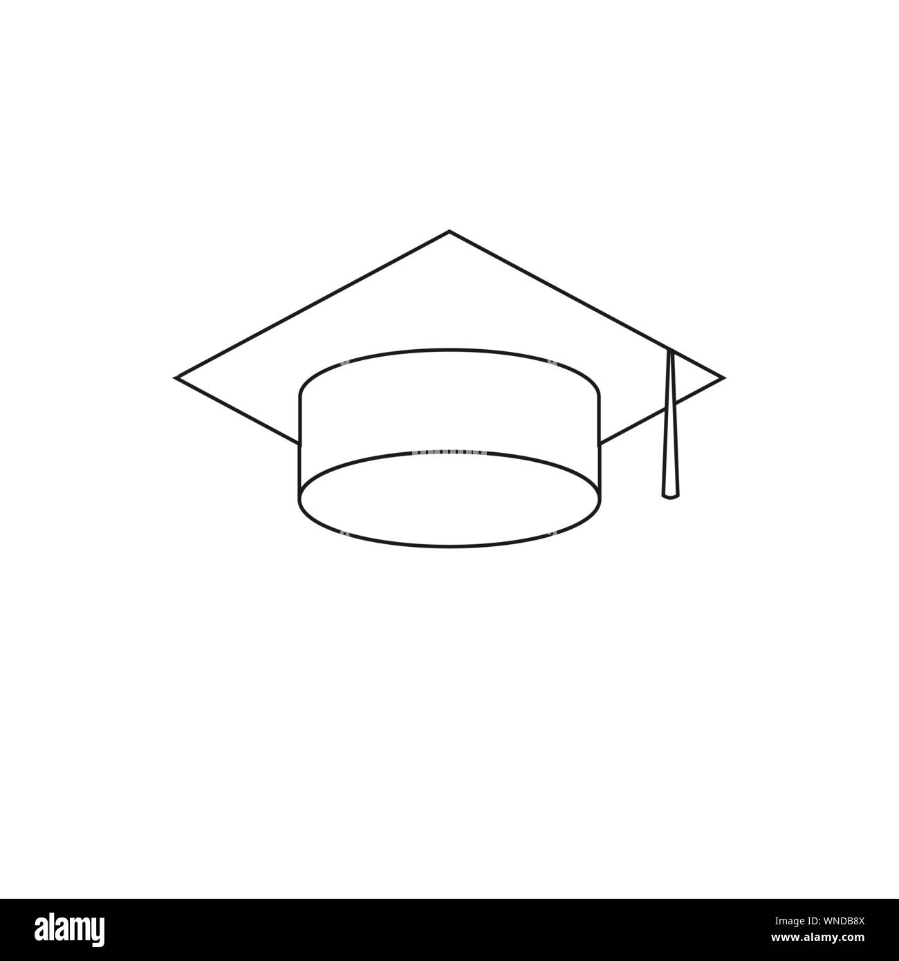 Graduate cap Black and White Stock Photos & Images - Alamy