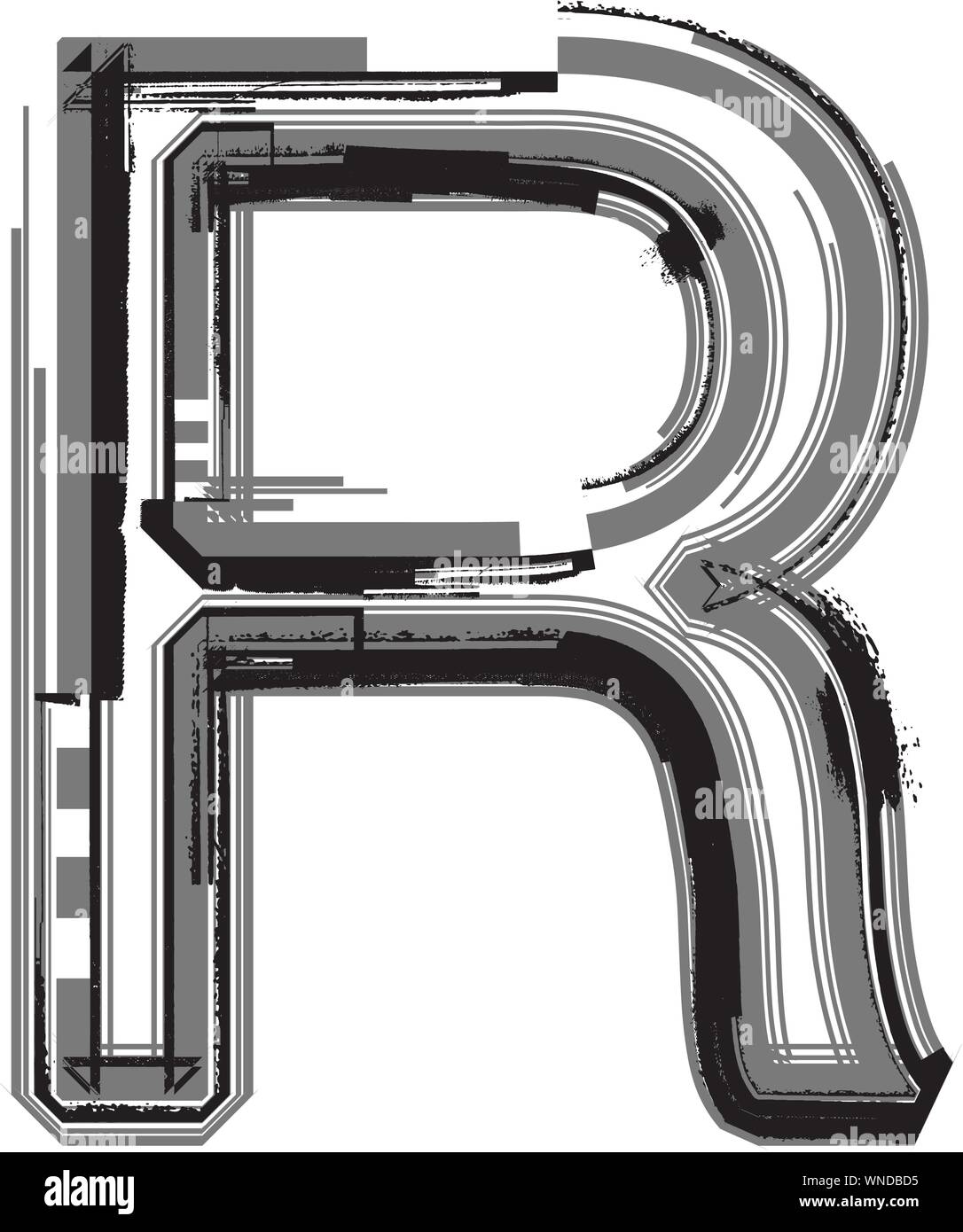 Letter r r hi-res stock photography and images - Alamy