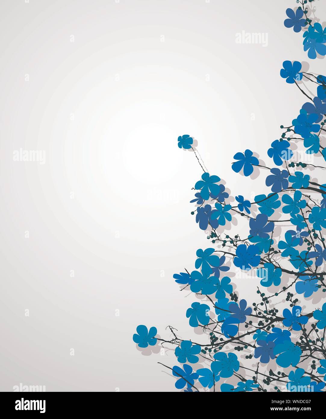 Beautiful floral postcard Stock Vector Image & Art - Alamy