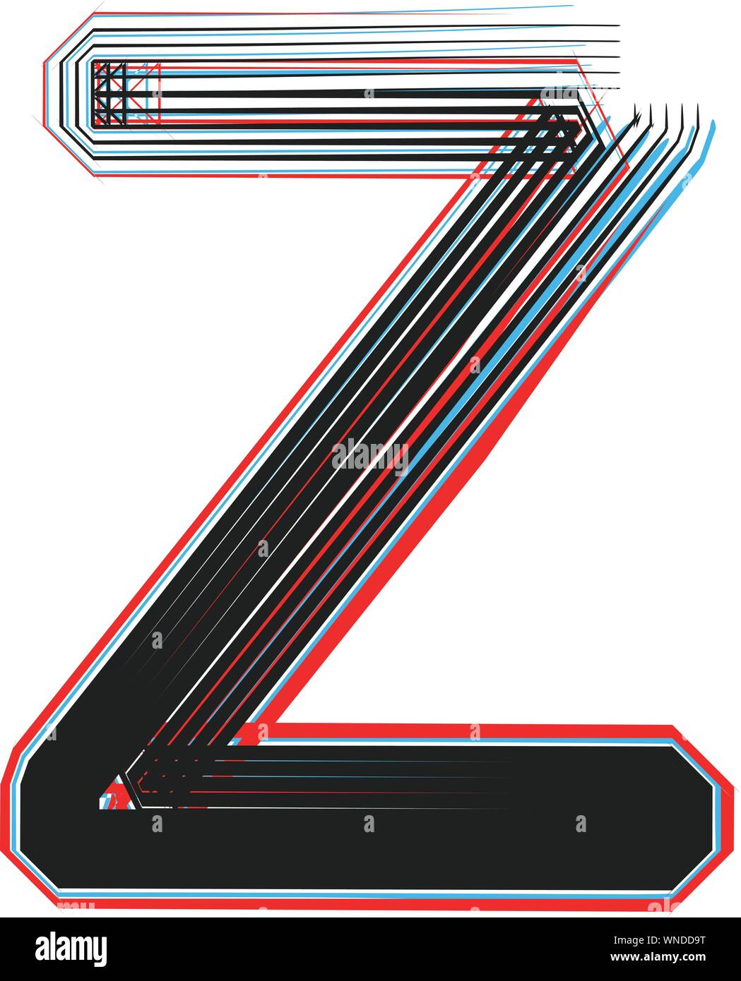 Font illustration letter Z Stock Vector Image & Art - Alamy