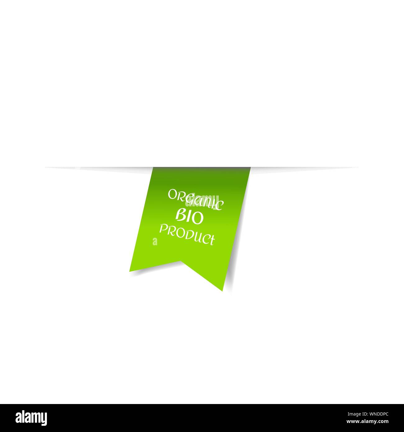 Eco organic product label or tag. Vector Vegan green sticker or badge ...