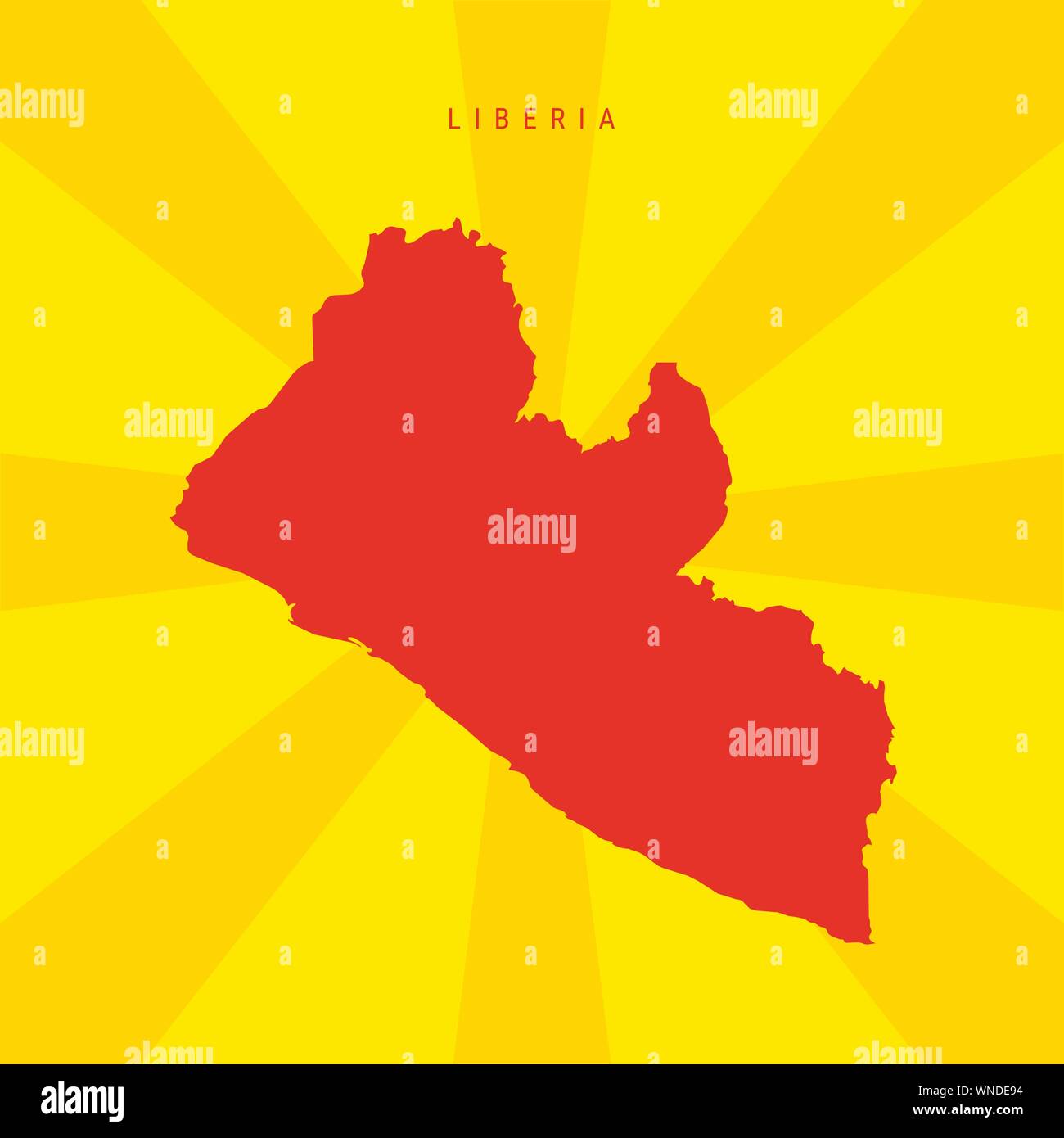 Liberia map vector High Resolution Stock Photography and Images - Alamy