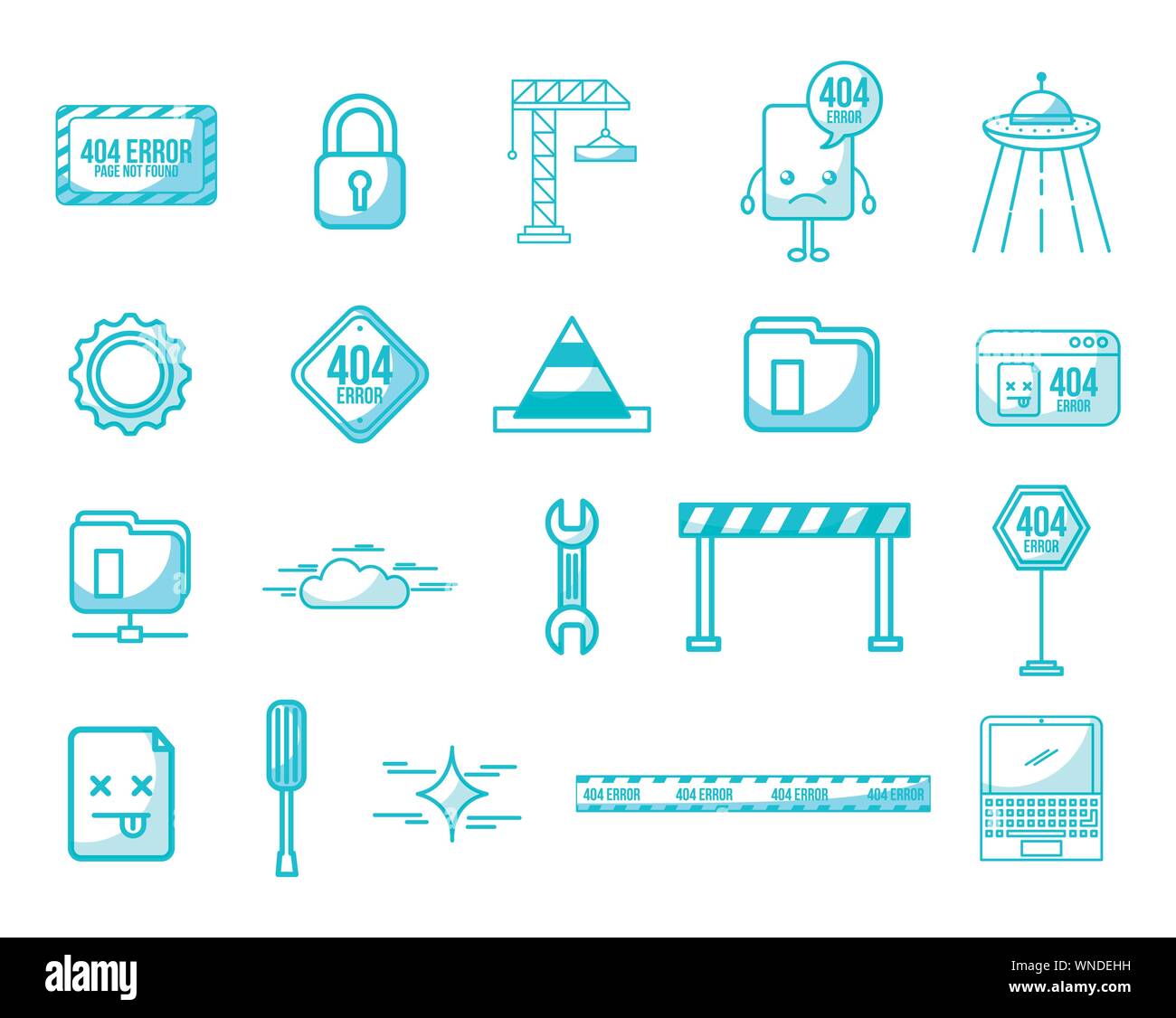 City street under construction architecture Stock Vector Images - Alamy