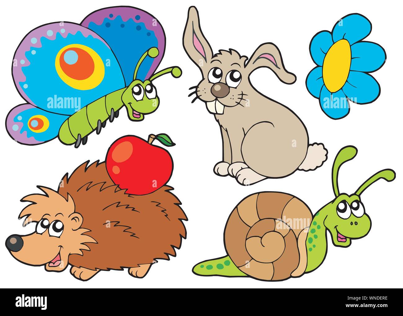 Small animals collection 7 Stock Vector Image & Art - Alamy