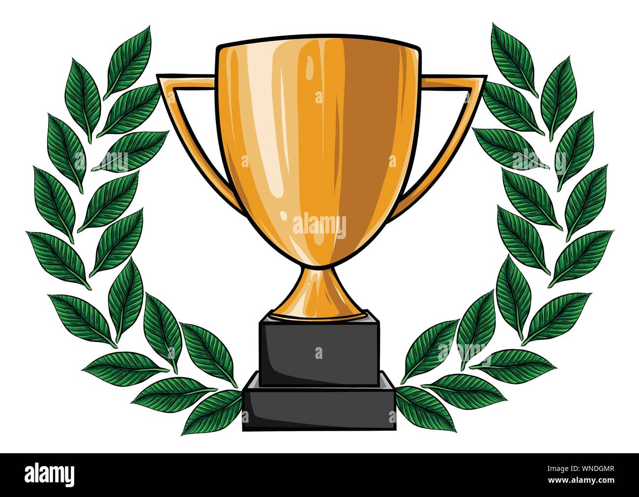 vector illustration of Trophy cups and medals Stock Vector Image & Art ...