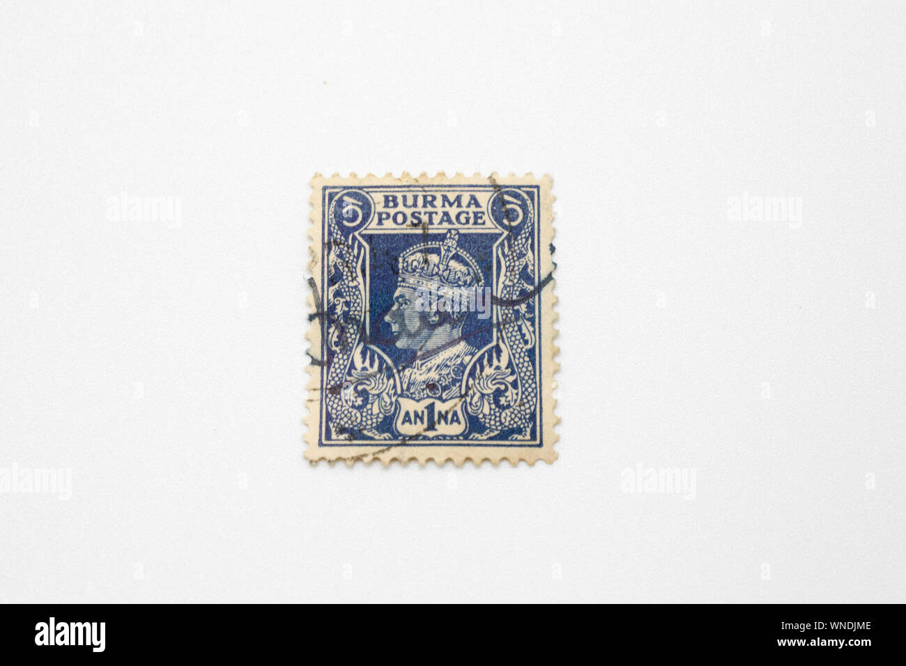 Burma postage stamp hi-res stock photography and images - Alamy