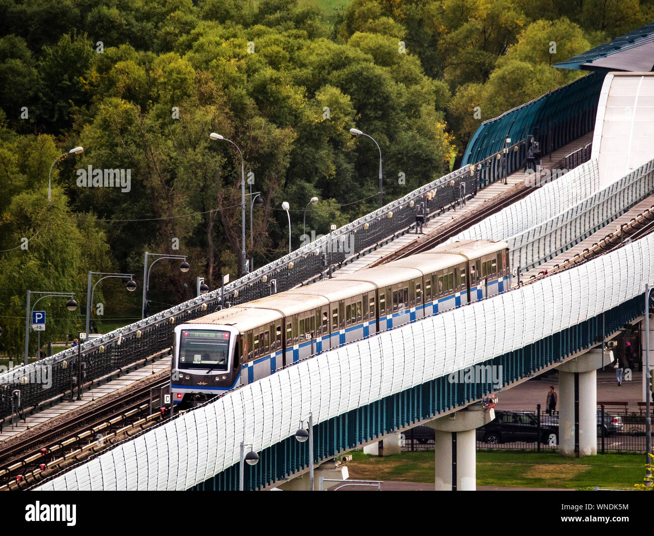 Metro Train Bridge High Resolution Stock Photography and Images - Alamy