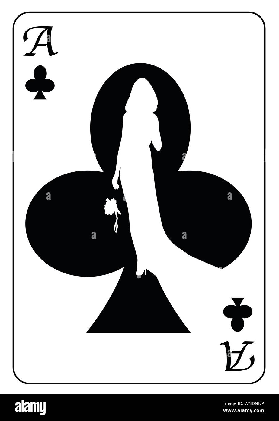 Ace of Clubs Stock Vector Image & Art - Alamy