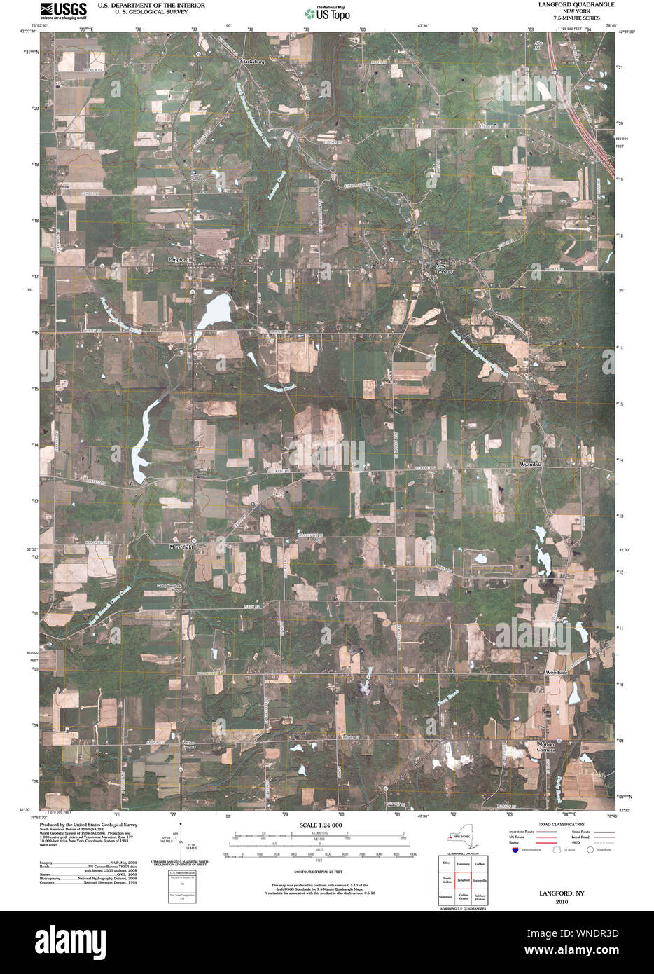 Map of langford hi-res stock photography and images - Alamy