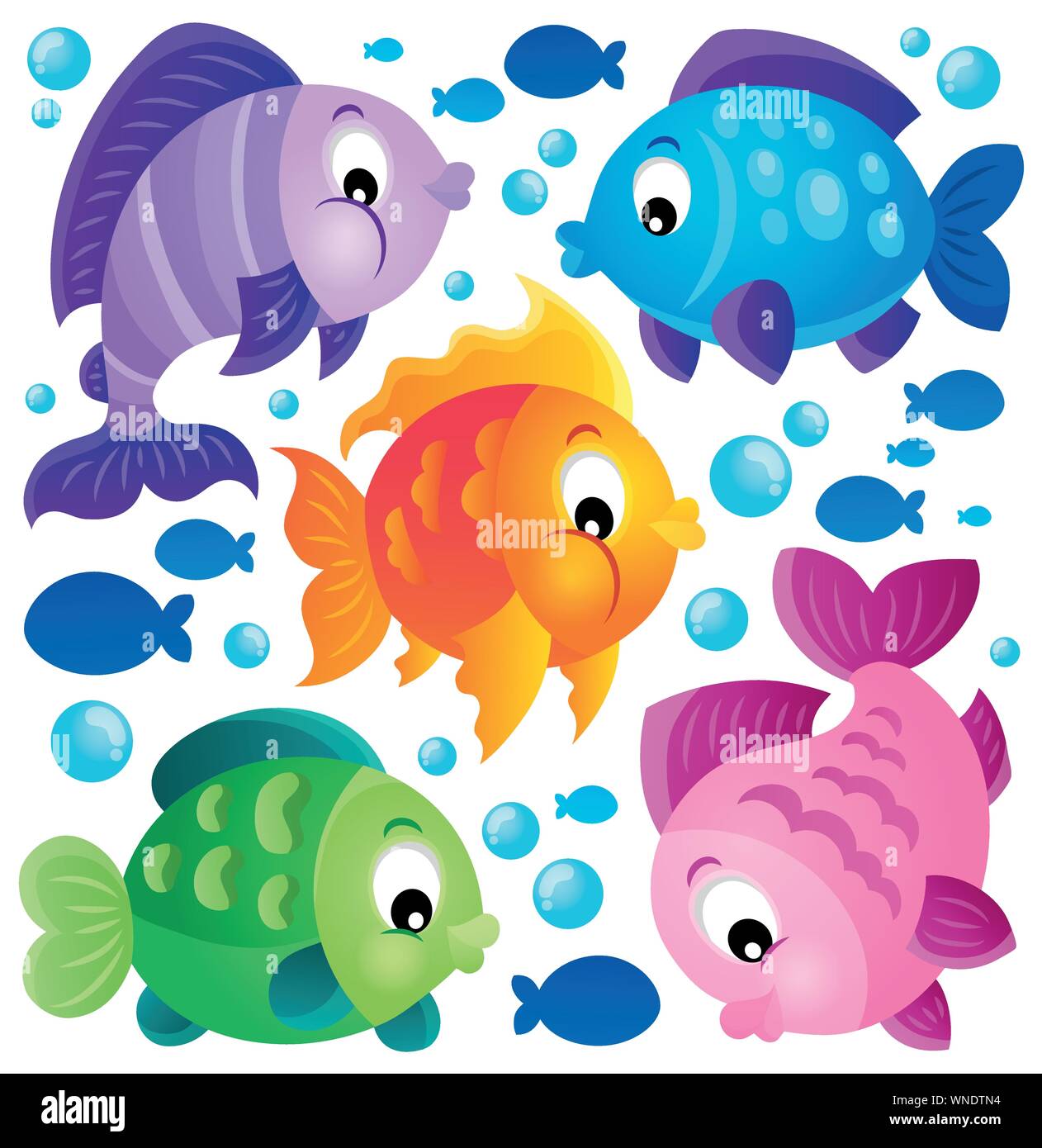 Fish theme collection 2 Stock Vector Image & Art - Alamy