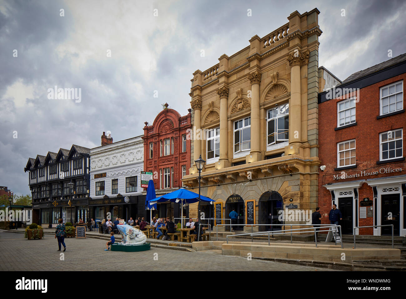 Historic market area buildings now Stockport's Grade II-listed food ...