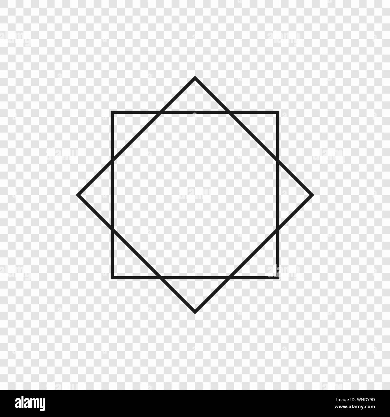 8 point classic star. Vector illustration . Template for your design ...