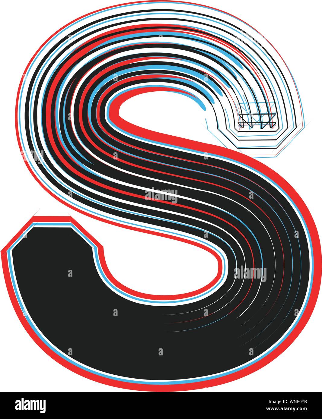 Font illustration letter s Stock Vector Image & Art - Alamy