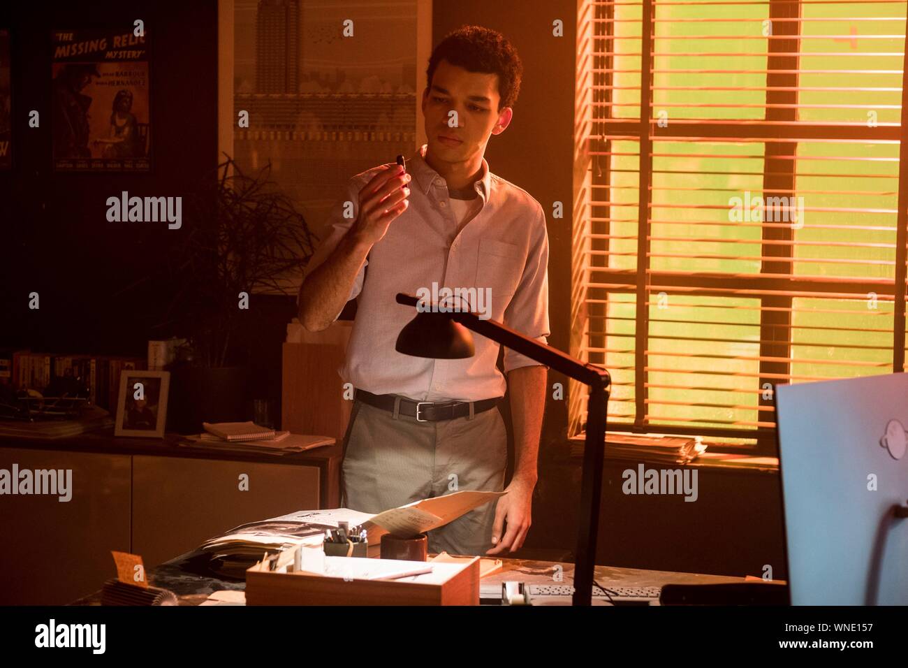 JUSTICE SMITH in POKEMON DETECTIVE PIKACHU (2019), directed by ROB ...