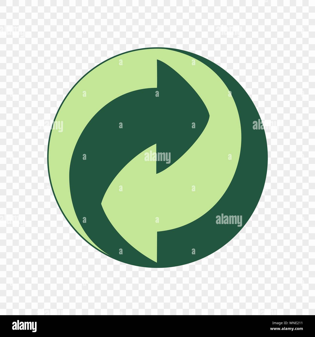 Green Dot Recycling Symbol High Resolution Stock Photography and Images ...