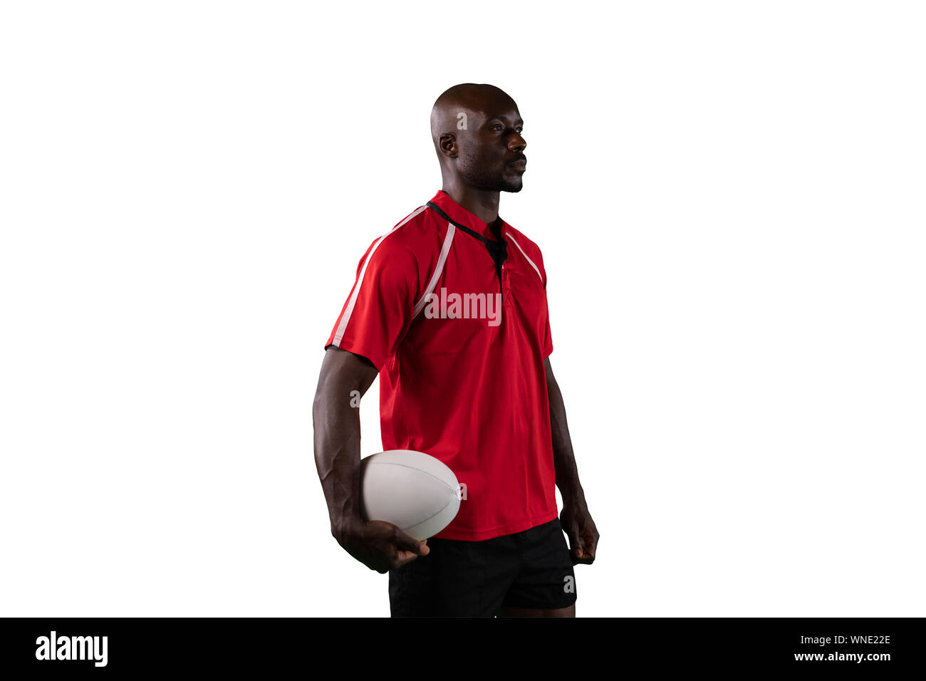 Tough Rugby Player Stock Photo - Alamy