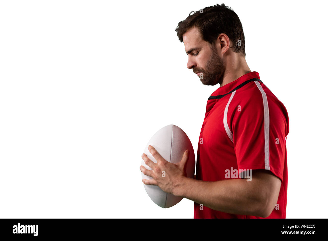 Tough Rugby Player Stock Photo - Alamy