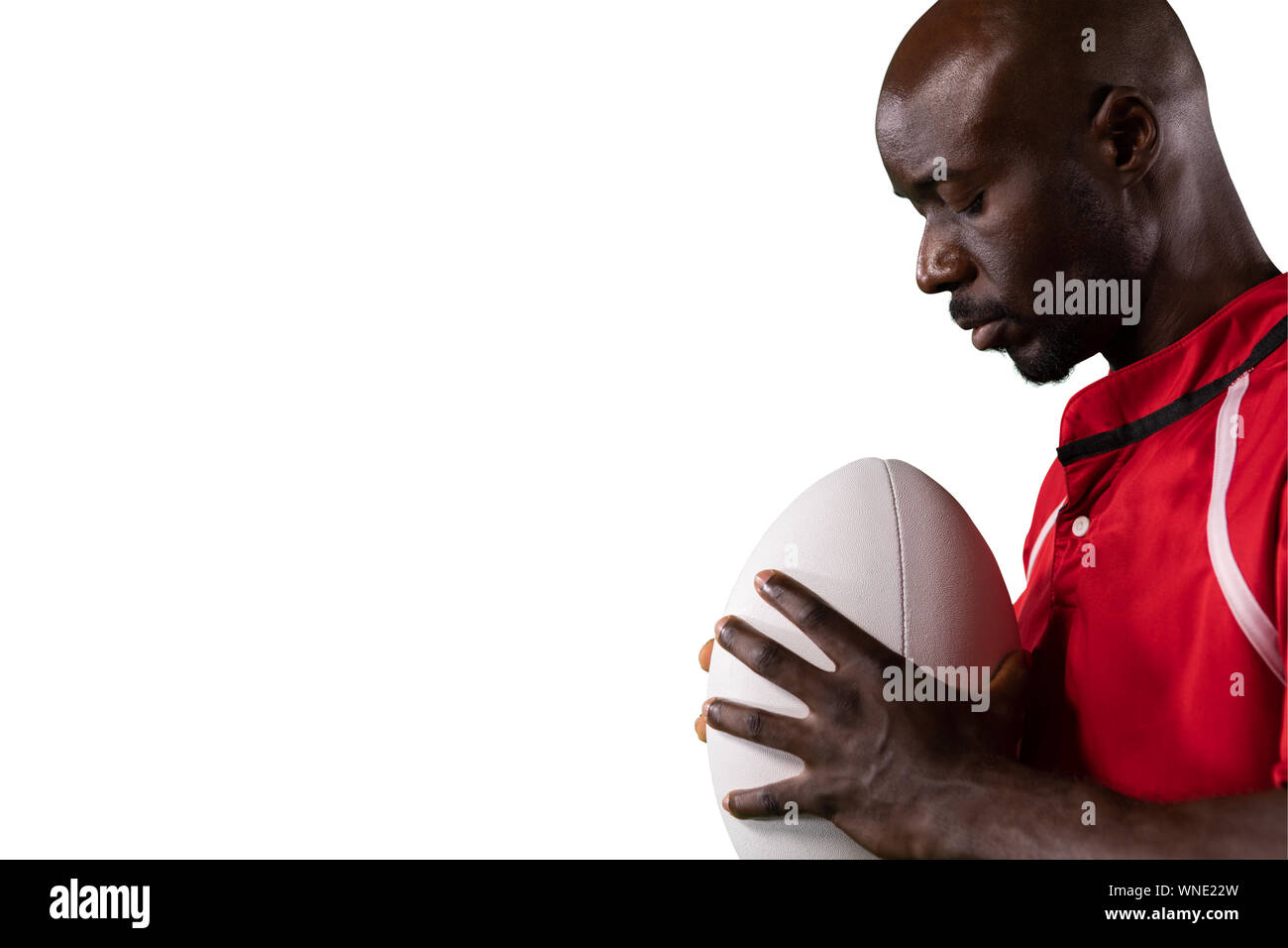 Tough Rugby Player Stock Photo - Alamy