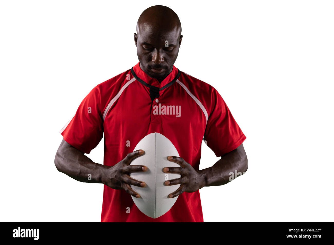 Tough Rugby Player Stock Photo - Alamy