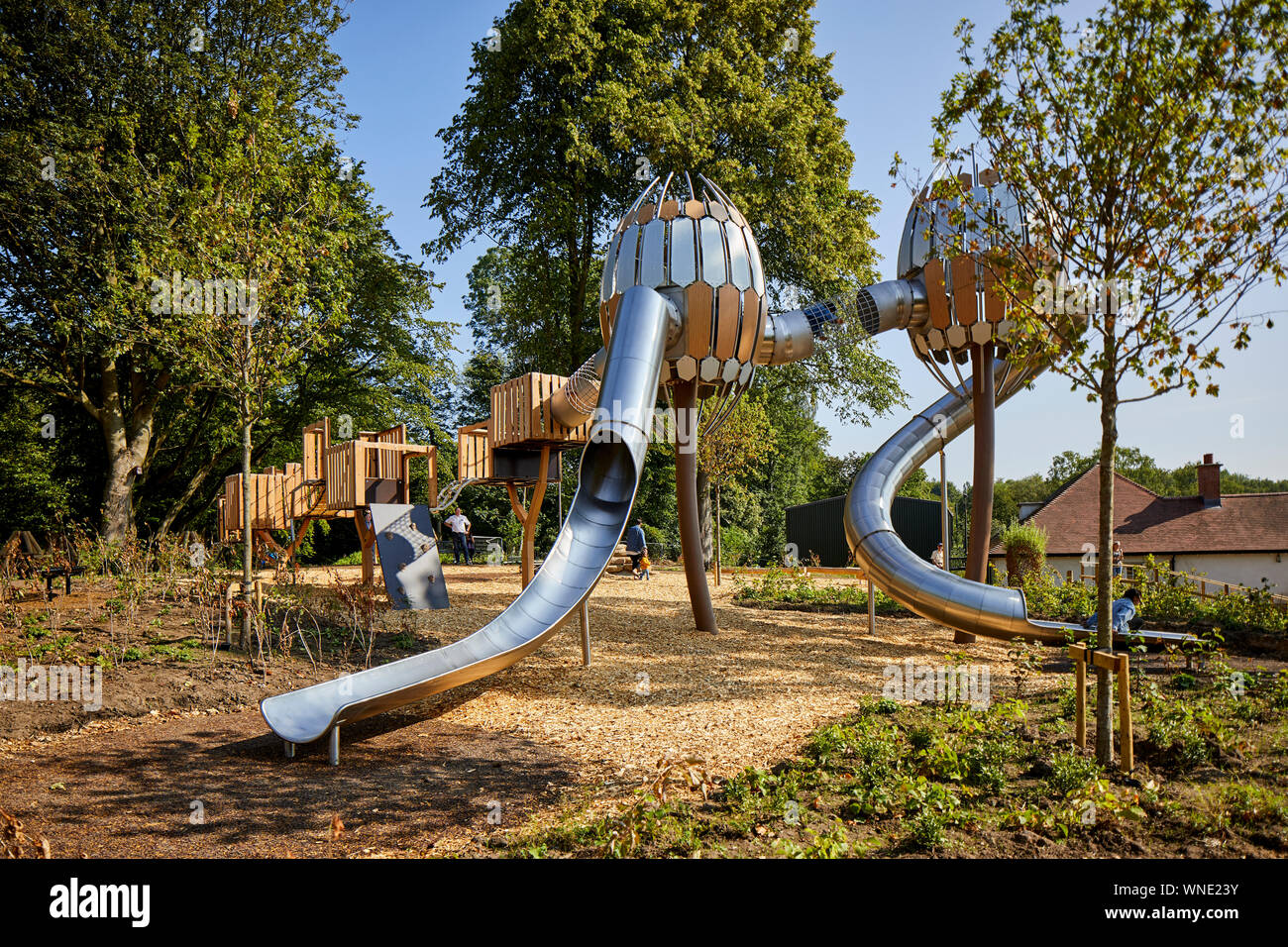 The launch of a new playground area in Heaton Park, Lakeside Adventure ...