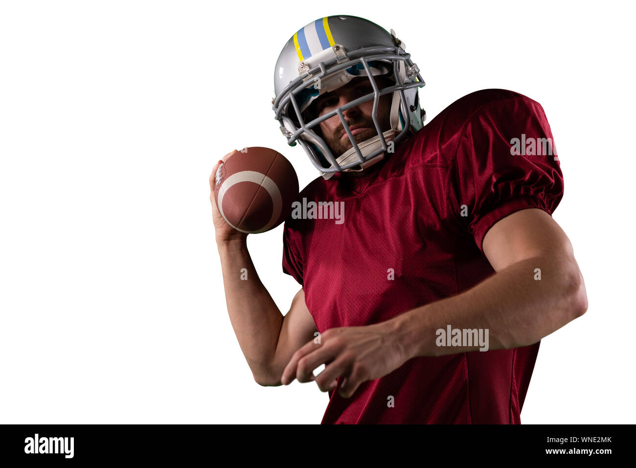 American Football Player Stock Photo - Alamy