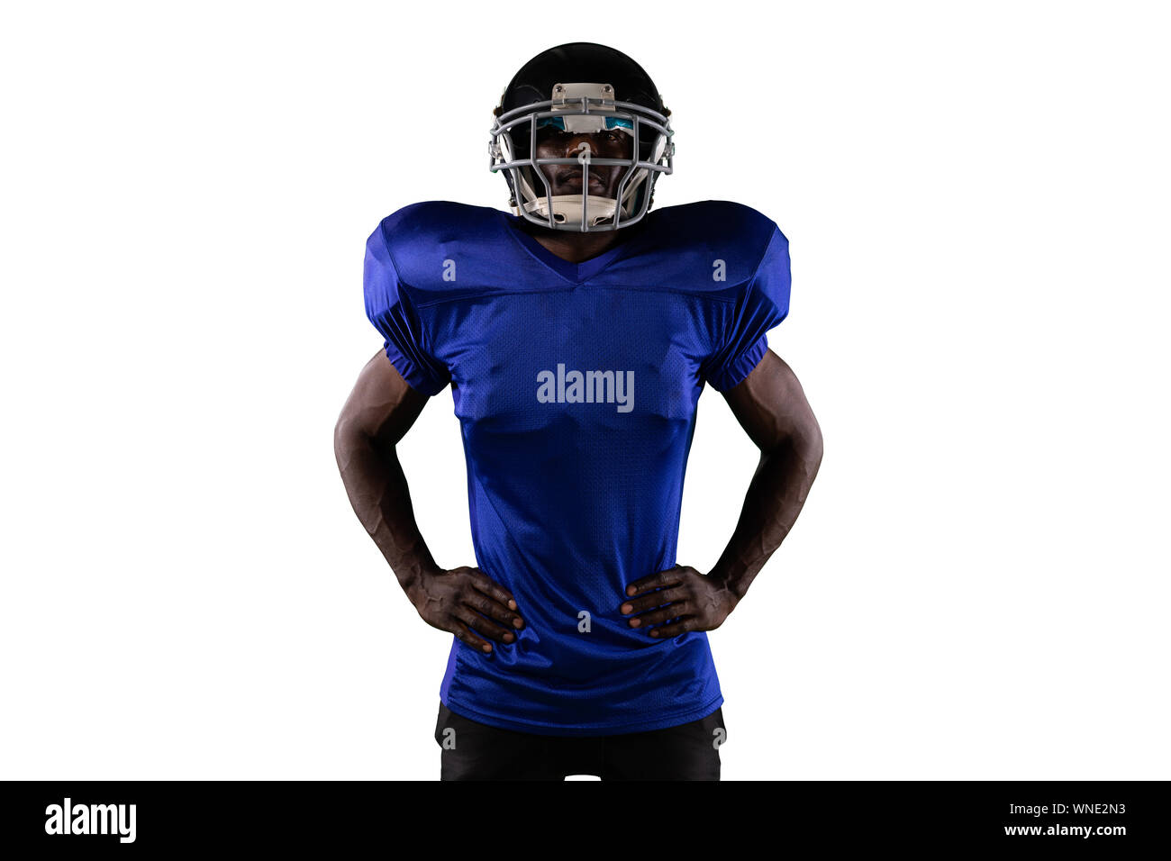 Strong Rugby Player Stock Photo - Alamy