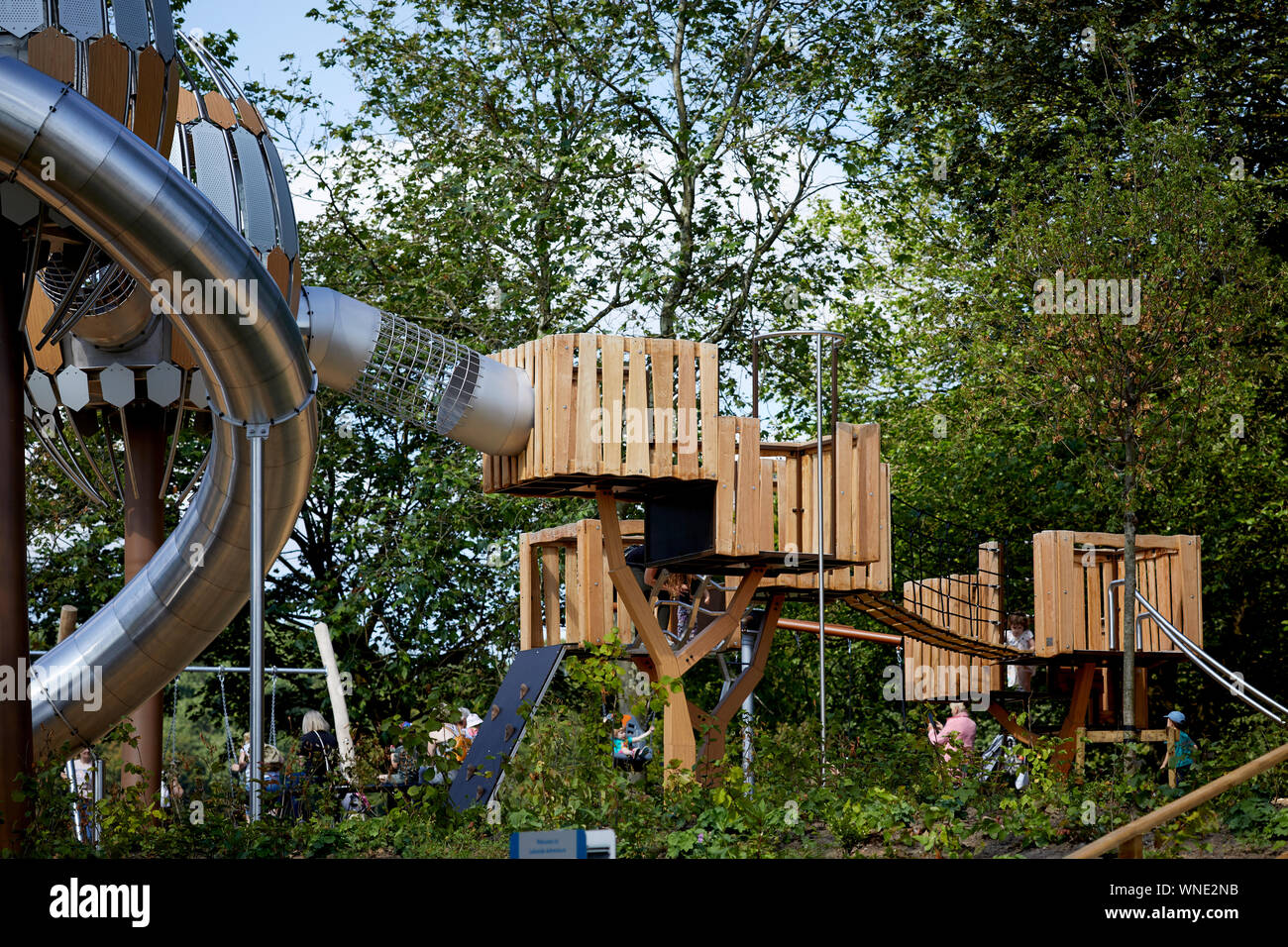 The launch of a new playground area in Heaton Park, Lakeside Adventure ...