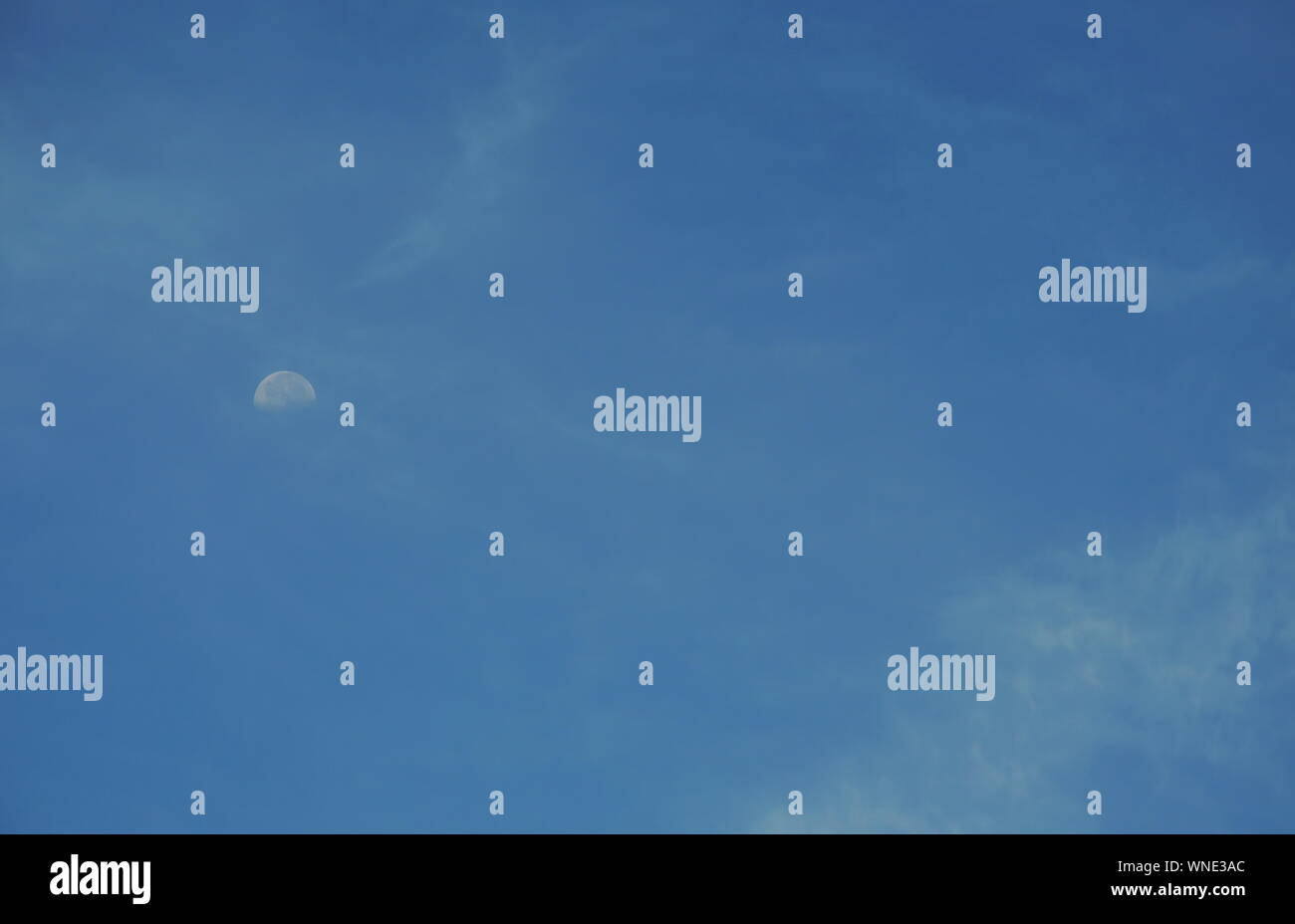 Moon at midday hi-res stock photography and images - Alamy