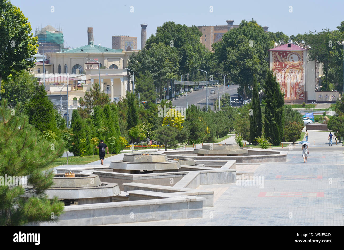 Samarkand architecture soviet modern hi-res stock photography and ...