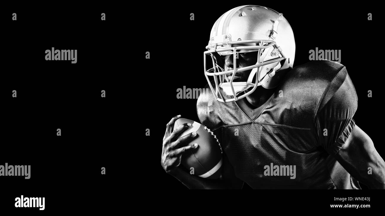 Strong Rugby Player Stock Photo - Alamy