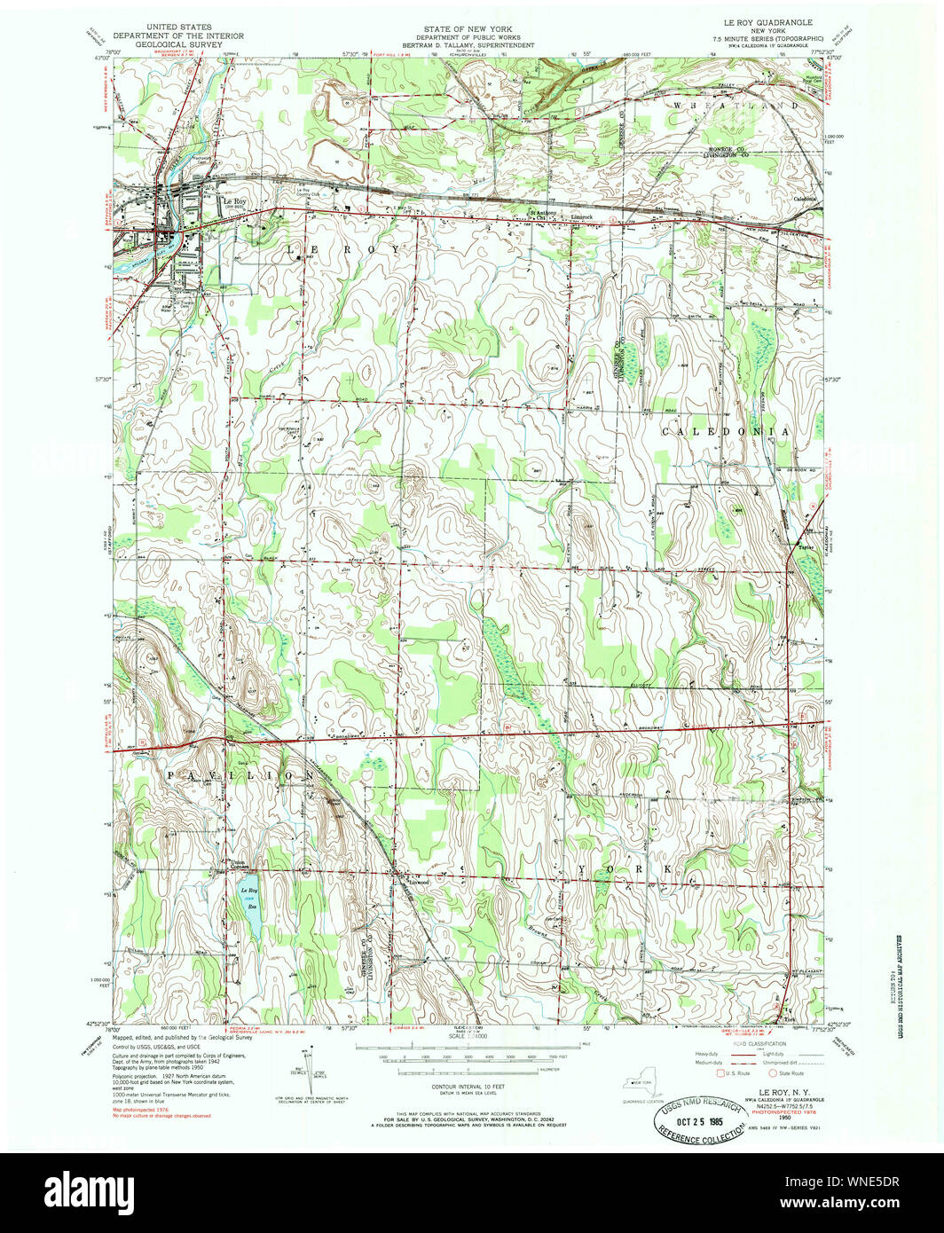 New York NY Le Roy 137314 1950 24000 Restoration Stock Photo - Alamy