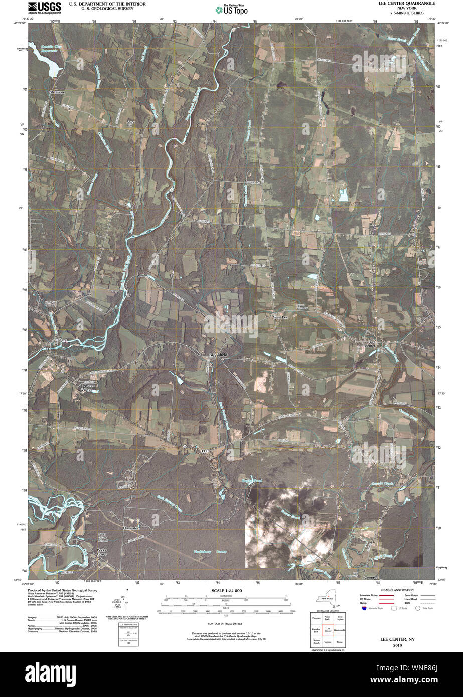 New York NY Lee Center 20100304 TM Restoration Stock Photo - Alamy