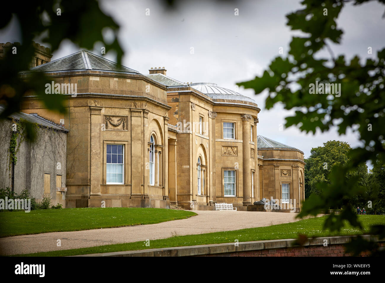 Sandstone large Grade I listed, neoclassical 18th century country house ...