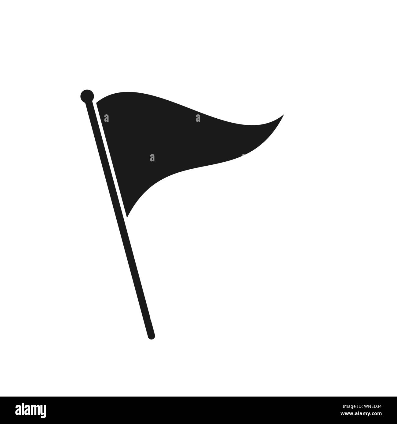 Simple flag icon isolated on white background Stock Vector Image & Art ...