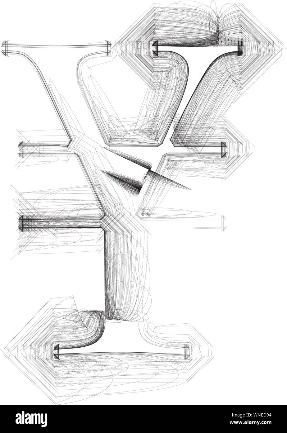 Hand drawn symbol Stock Vector Image & Art - Alamy