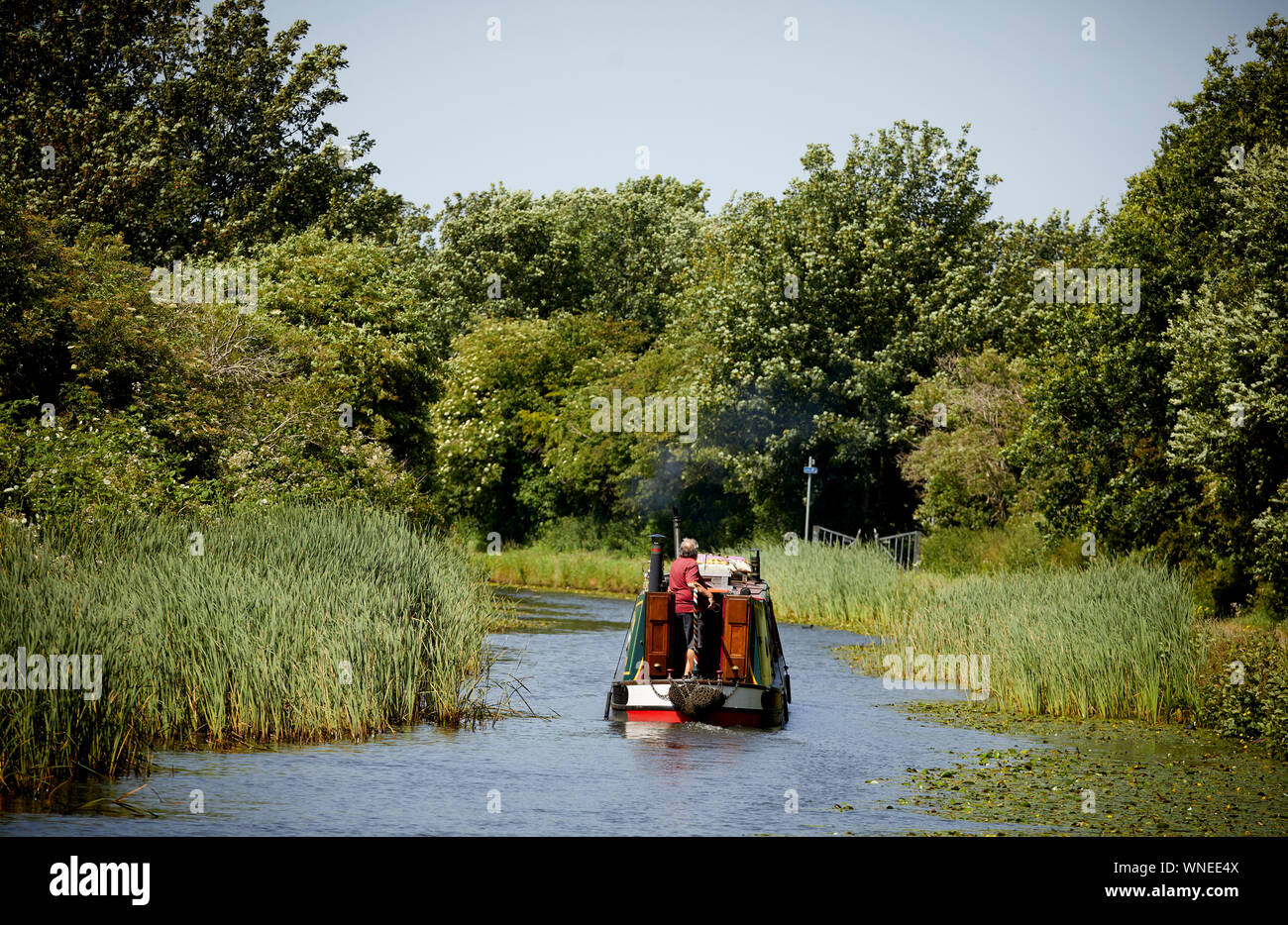 Leeds and Liverpool Canal at Thornton, Sefton, Merseyside, England ...