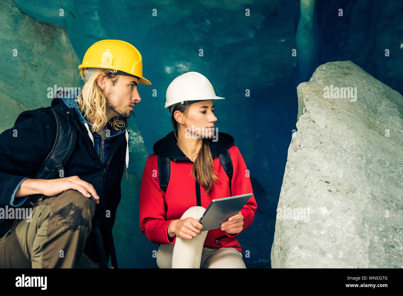 Scientist examining ice hi-res stock photography and images - Alamy