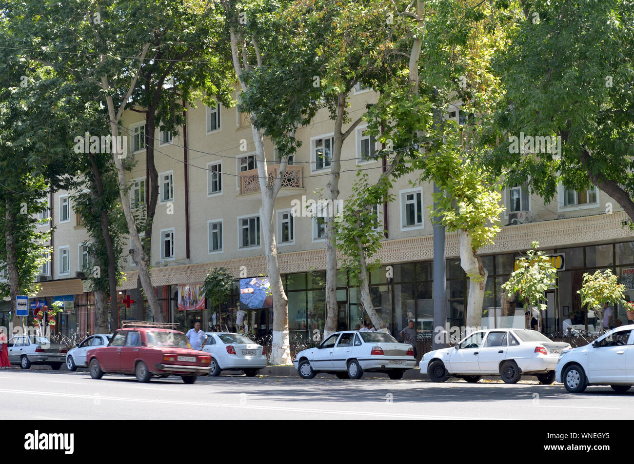 Samarkand architecture soviet modern hi-res stock photography and ...