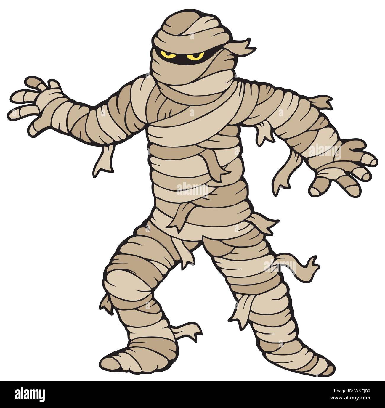 The eyes of the mummy Stock Vector Images - Alamy