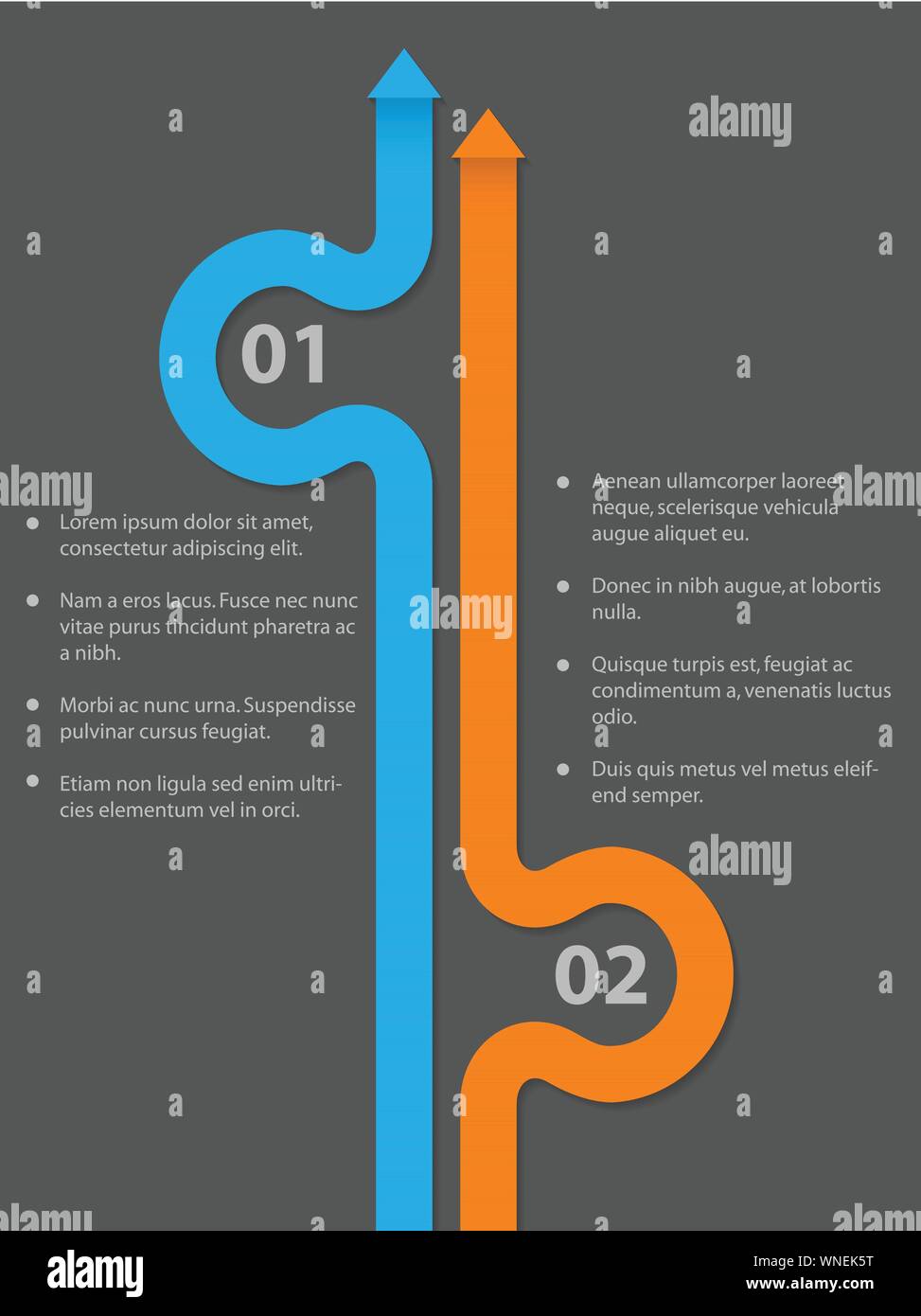 Simplistic infographic design with dark background Stock Vector Image ...