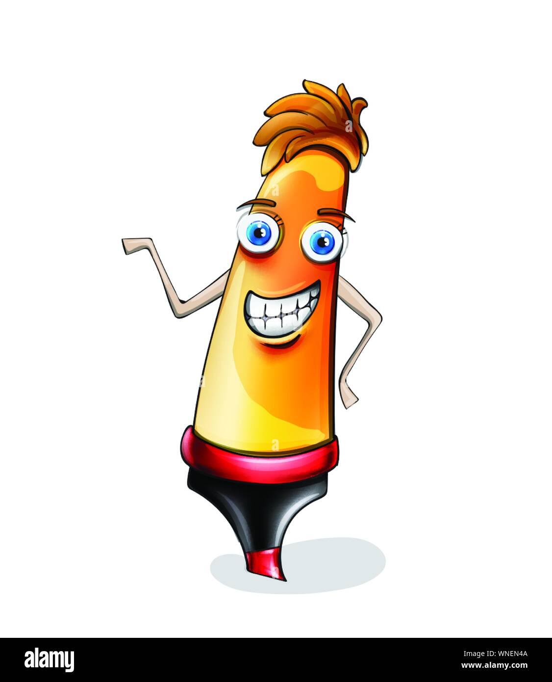 Marker smiling face Stock Vector Images - Alamy