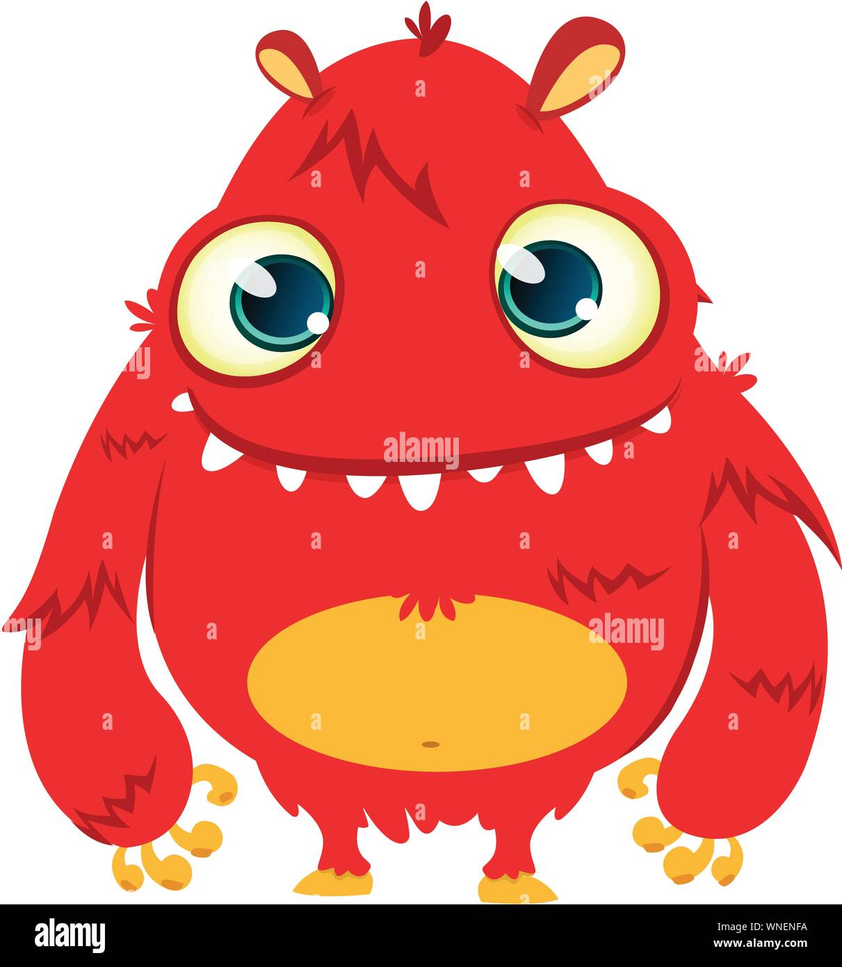 Furry monster teeth Cut Out Stock Images & Pictures - Alamy